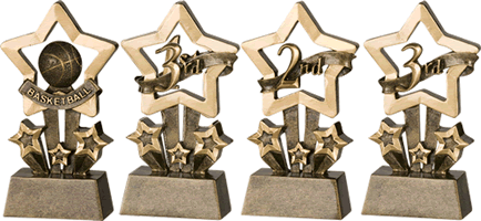 3rd Place Basketball Trophy